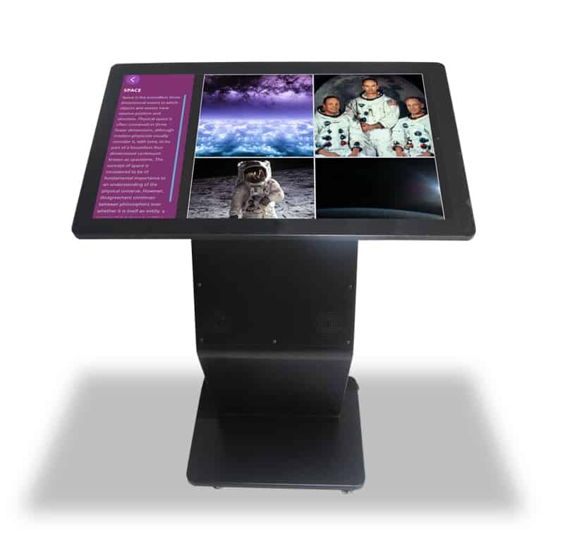 Modern 32" Free-Standing Kiosk - InterpretationShop