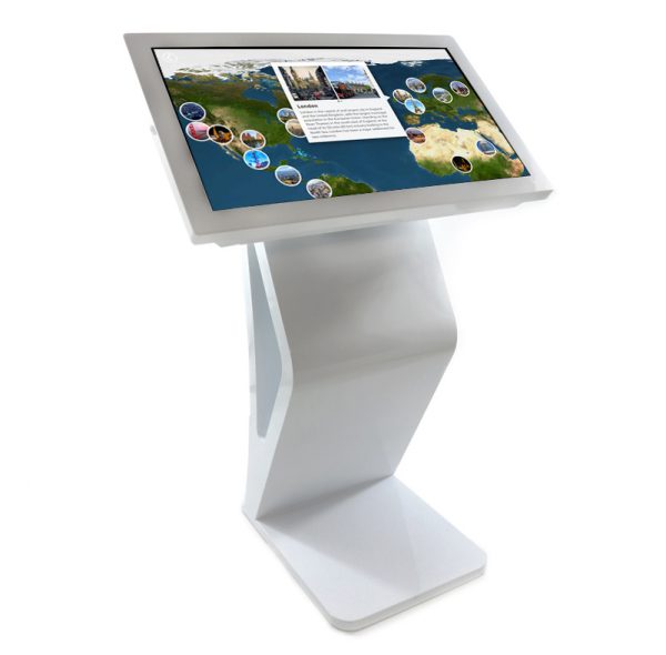 Modern 32" Free-Standing Kiosk - InterpretationShop