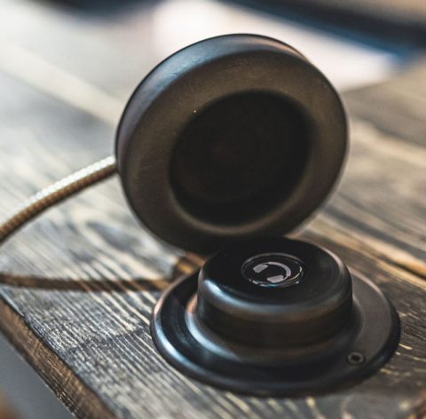 Single Cup Armour Cable Headphones - The Interpretation Shop from bbav