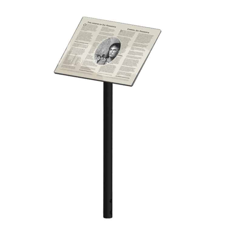 Traditional Lectern Sign - InterpretationShop