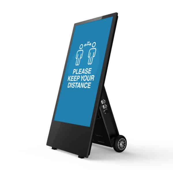 43" Portable Outdoor Battery Powered Display - InterpretationShop