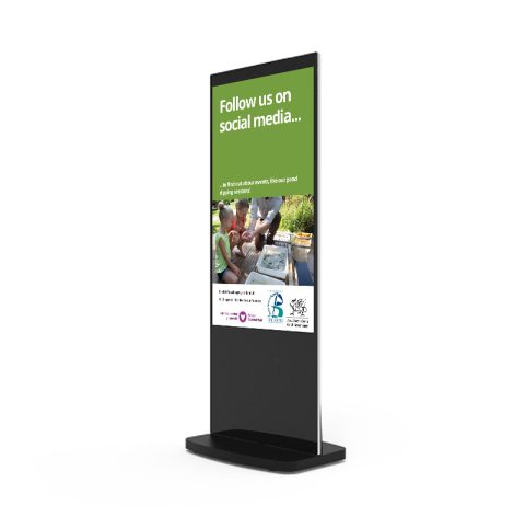 Android Freestanding Digital Posters - InterpretationShop